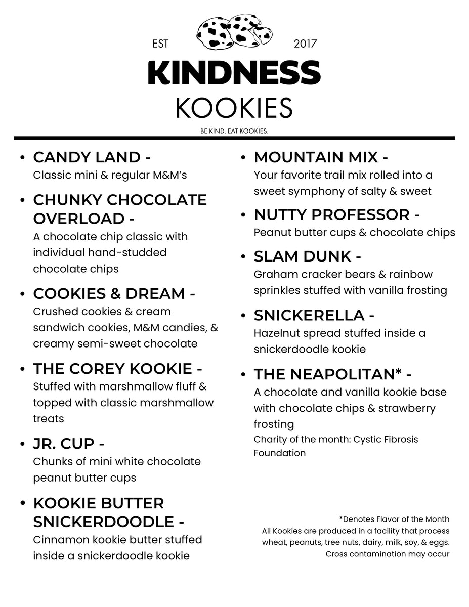 15 Kookie Variety Box – Kindness Kookies